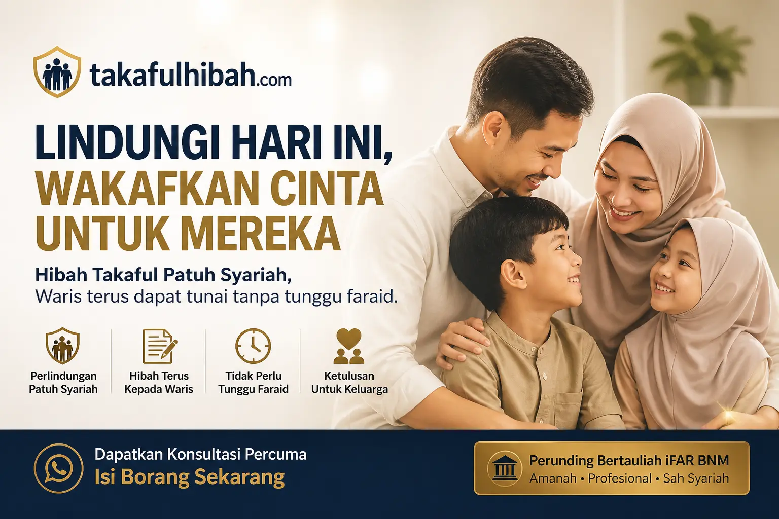 Hibah Takaful Malaysia | Waris Terus Dapat Tunai Tanpa Faraid | Takaful ...
